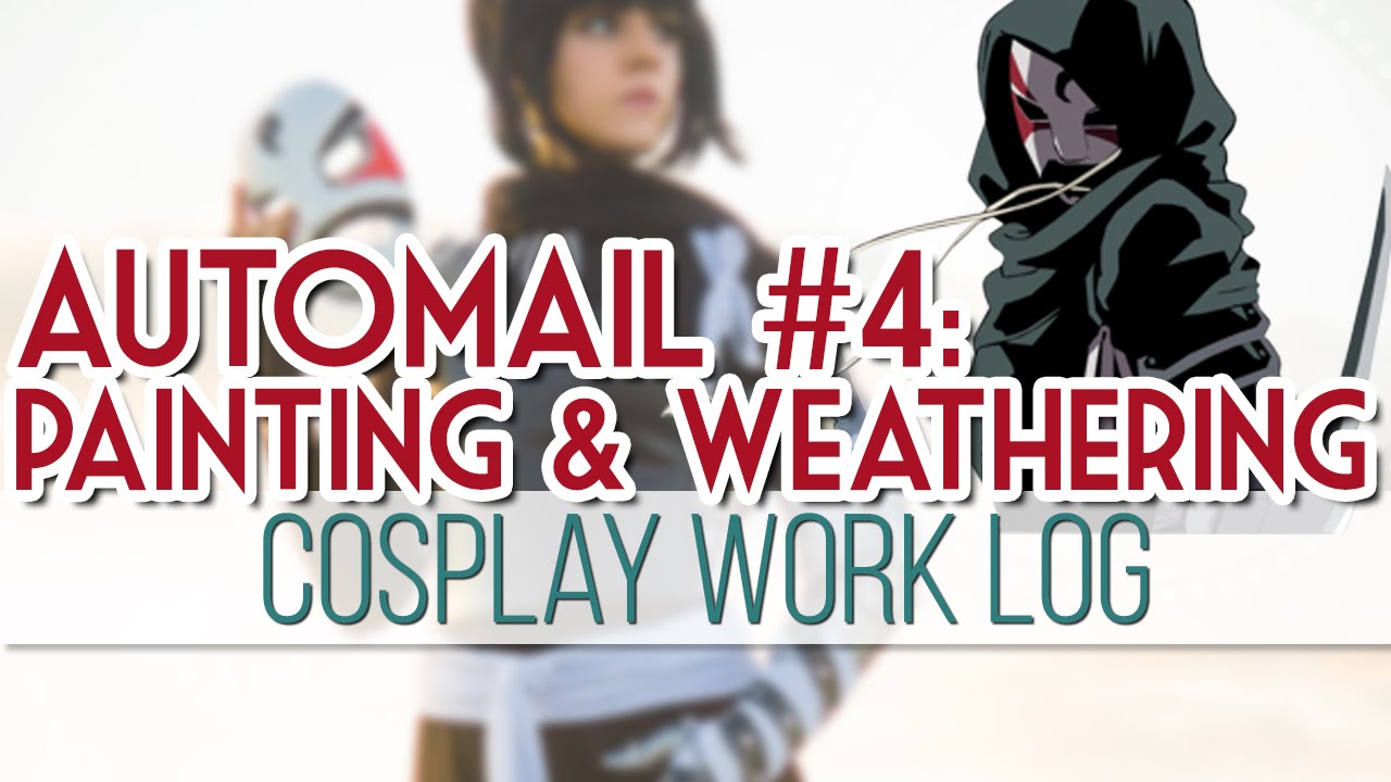 Cosplay Work Log: Lan Fan Automail || Part 4: Painting and Weathering ...