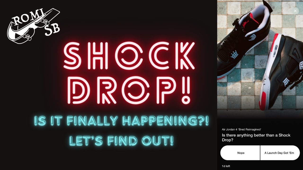 DID SOMEONE SAY SHOCK DROP? (AGAIN). LET'S FIND OUT WHAT'S HAPPENING ...