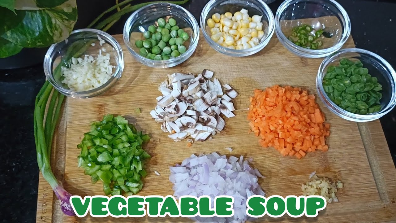 Vegetable soup | Easy and Healthy soup recipe | Aroma In Fire - YouTube