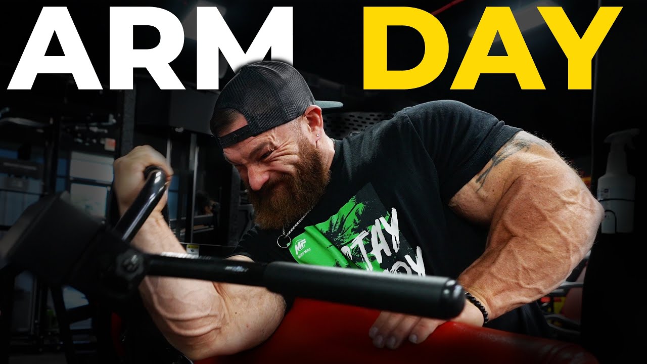 ARM DAY w/ Flex Lewis (full workout) - YouTube
