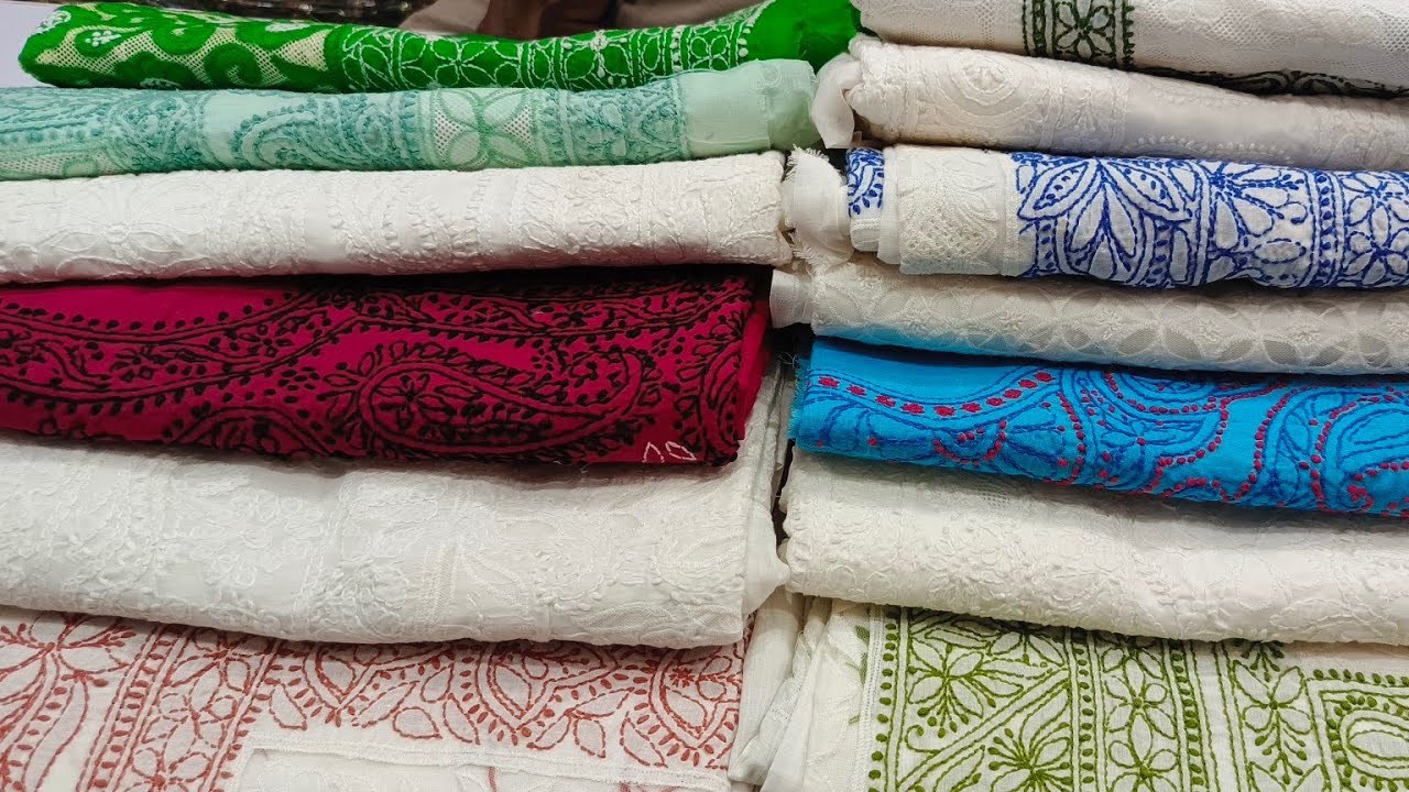 Indian Chickankari Shirts | Indian Lakhnovi Jali Work on Pure Lawn ...