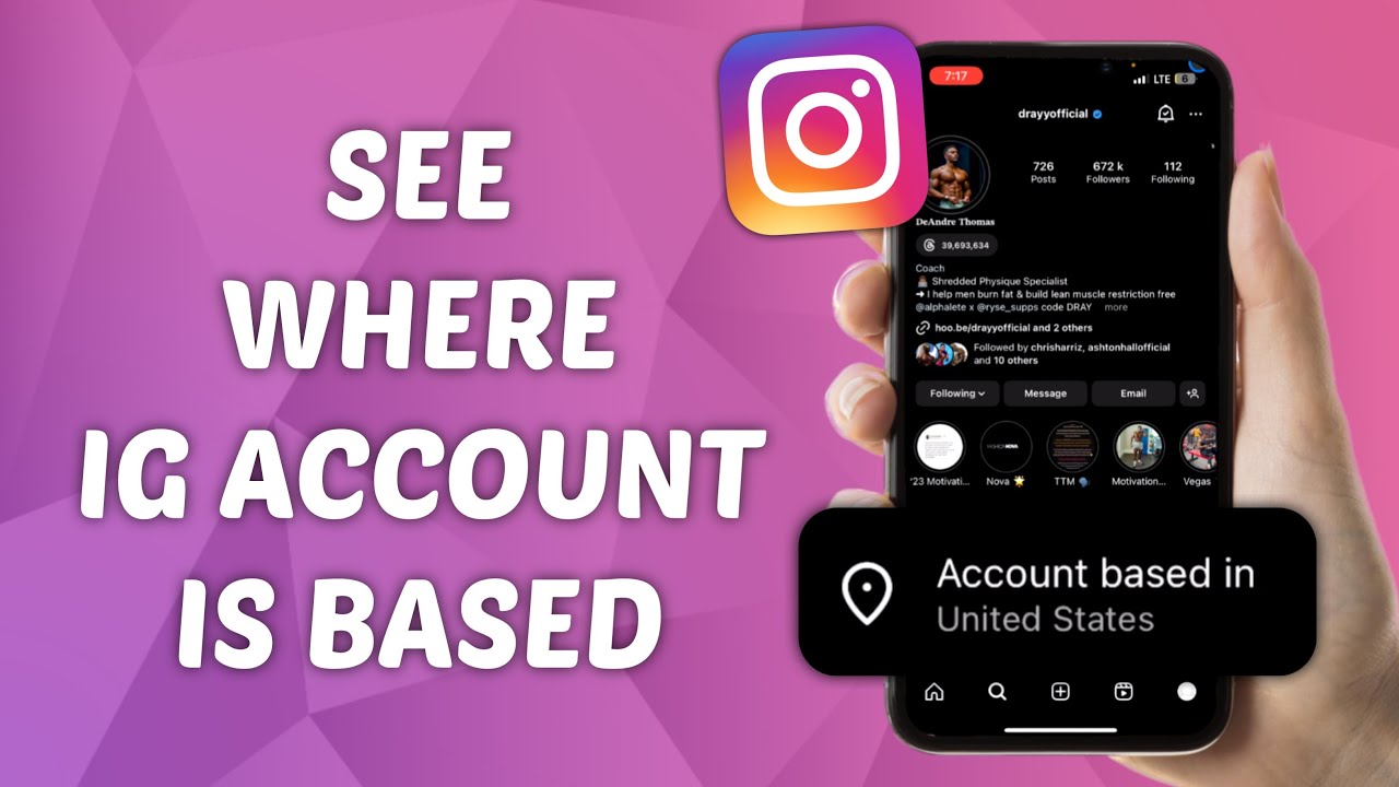How to See where Instagram Account is Based - YouTube