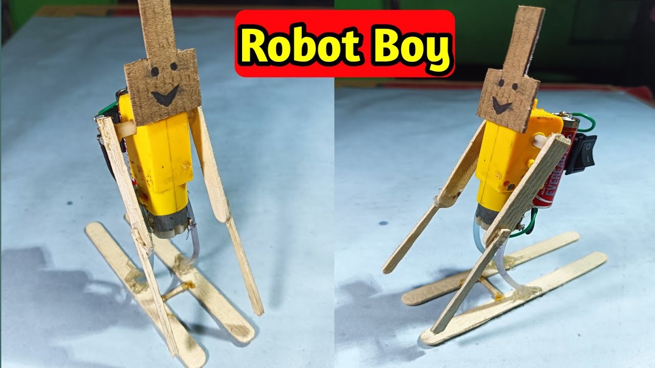 चलता फिरता Robot Boy || How to make Robot Boy || @HomeMade__Tech - YouTube