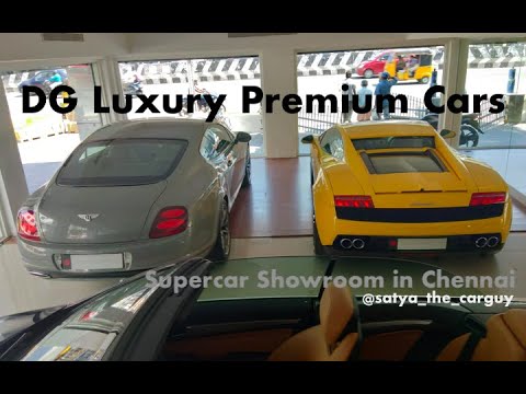Chennai's Supercar Showroom // DG Luxury Premium Cars - YouTube