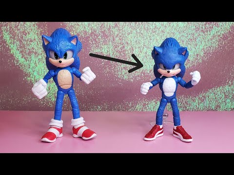 Movie Ugly Sonic Jakks Pacific (Custom) Figure