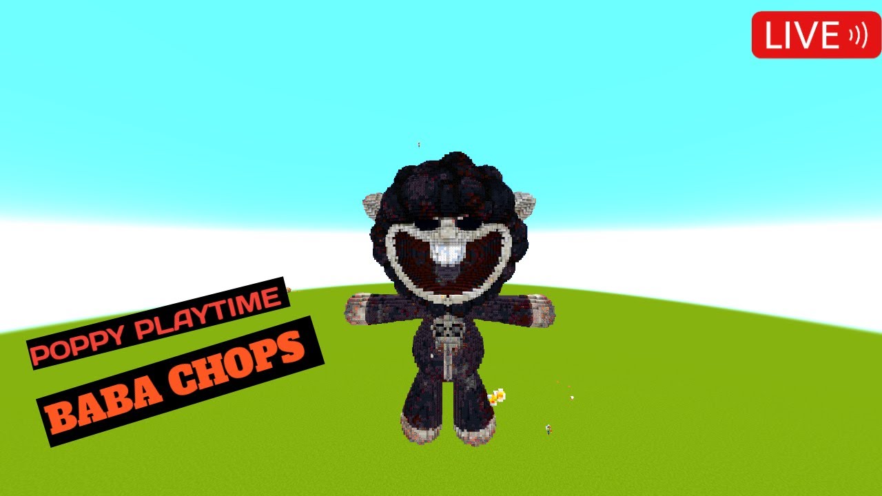 TAPED _ Make Poppy Playtime Character Baba Chops In Minecraft ...