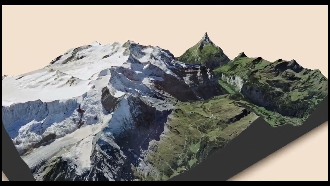 Bernese Panorama (Rayshader) - YouTube