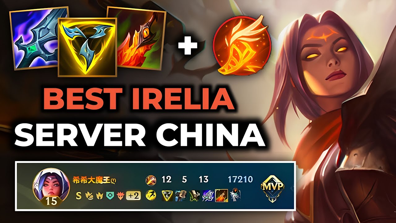 Irelia Jungle Wild Rift China - Build Runes Guide Patch 6.3g - Gameplay ...