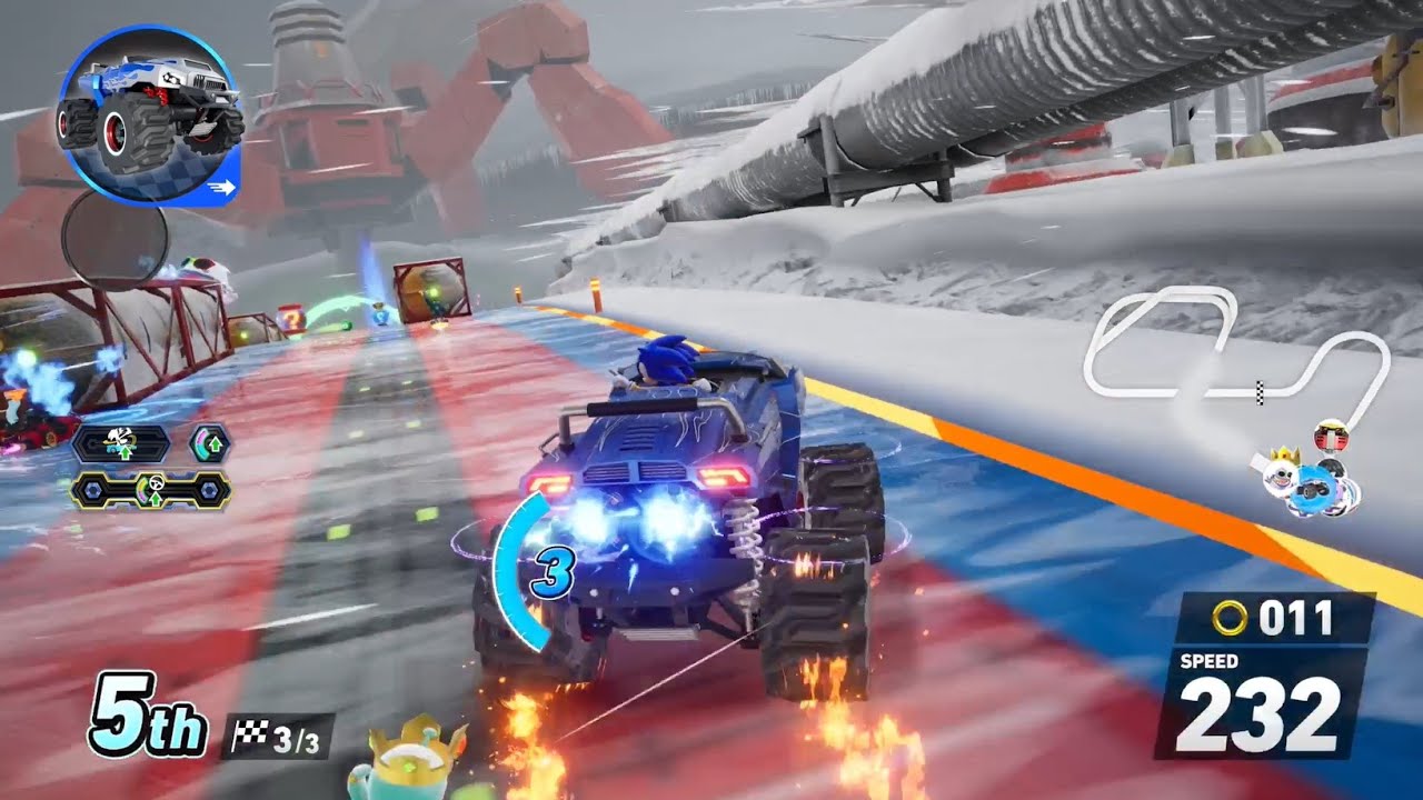 Blizzard Valley Online World Match - Sonic Racing CrossWorlds - YouTube