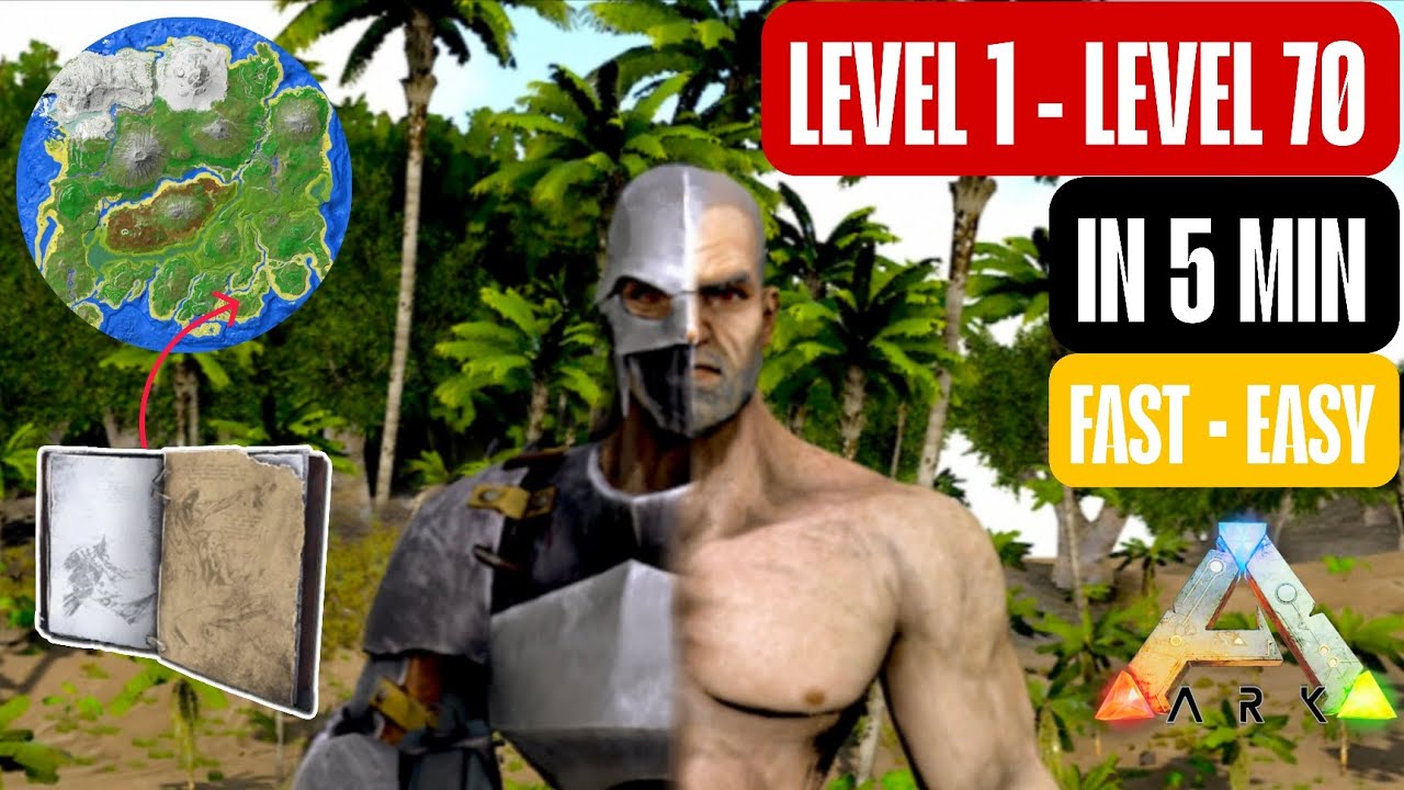 FASTEST XP RUN on The Island! Level 1-70 in Just 5 Minutes! | ARK - YouTube