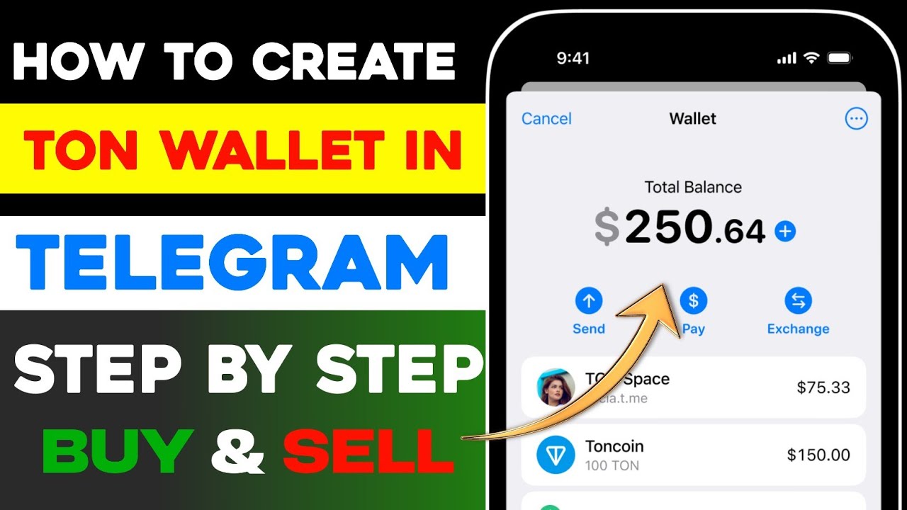 How to create Ton wallet in Telegram | Ton wallet full tutorial in ...