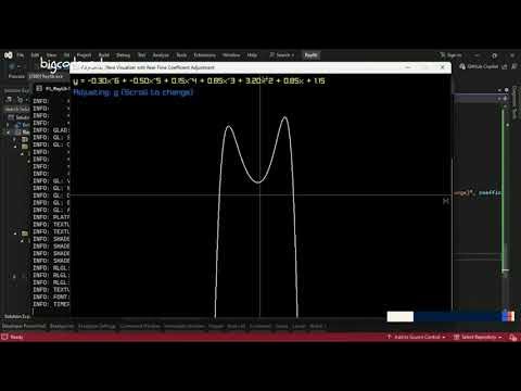 Interactive Polynomial Equation Visualizer | Real-Time Graph Adjustment with Raylib - YouTube
