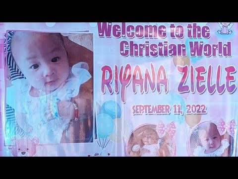 Chistening of my niece baby Riyana Zielle Edaño - YouTube