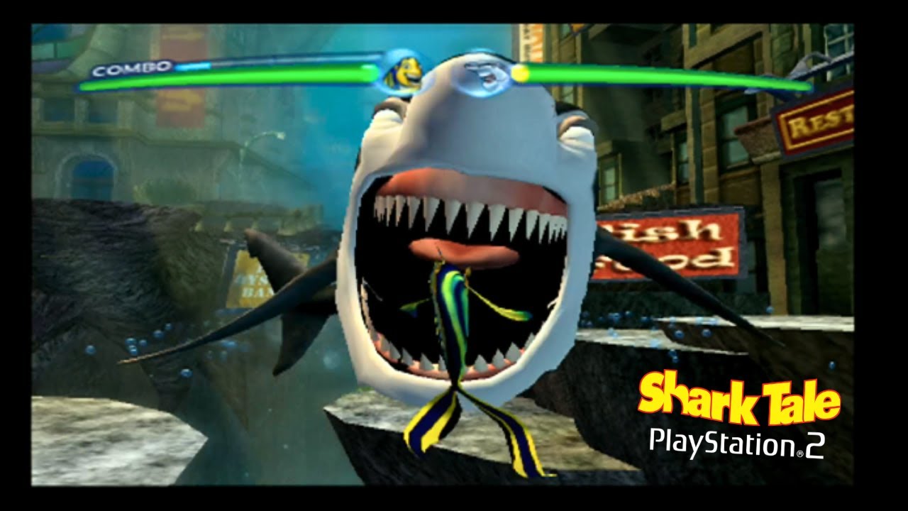Shark Tale PS2 Gameplay (2004) 21 Years Later - Part 9: Shark Slayer VS ...