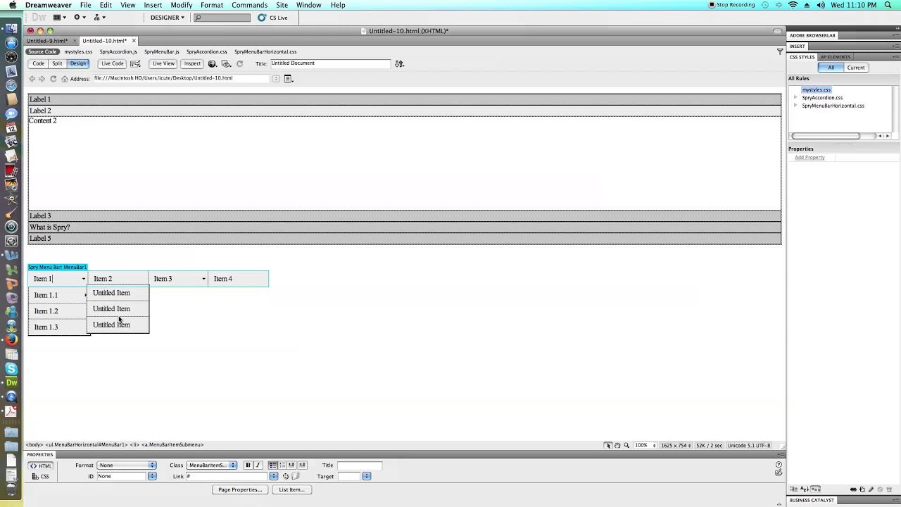 Spring 2014 ITE 170 Spry - YouTube