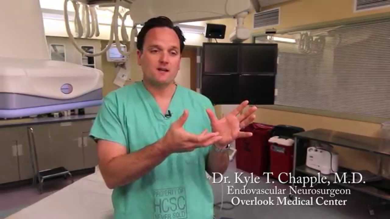 Kyle Chapple MD at Overlook Medical Center speaks about Brain aneurysms ...