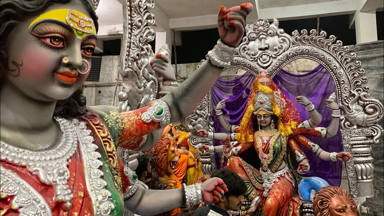 Durga Devi aagman 2021 Hyderabad | Durga mata aagman 2021 | aagman ...
