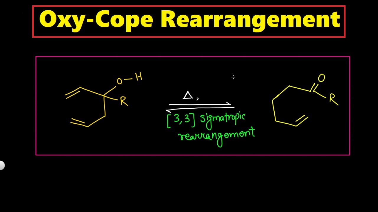 Oxy-Cope Rearrangement || Sigmatropic Rearrangement || Organic Named ...