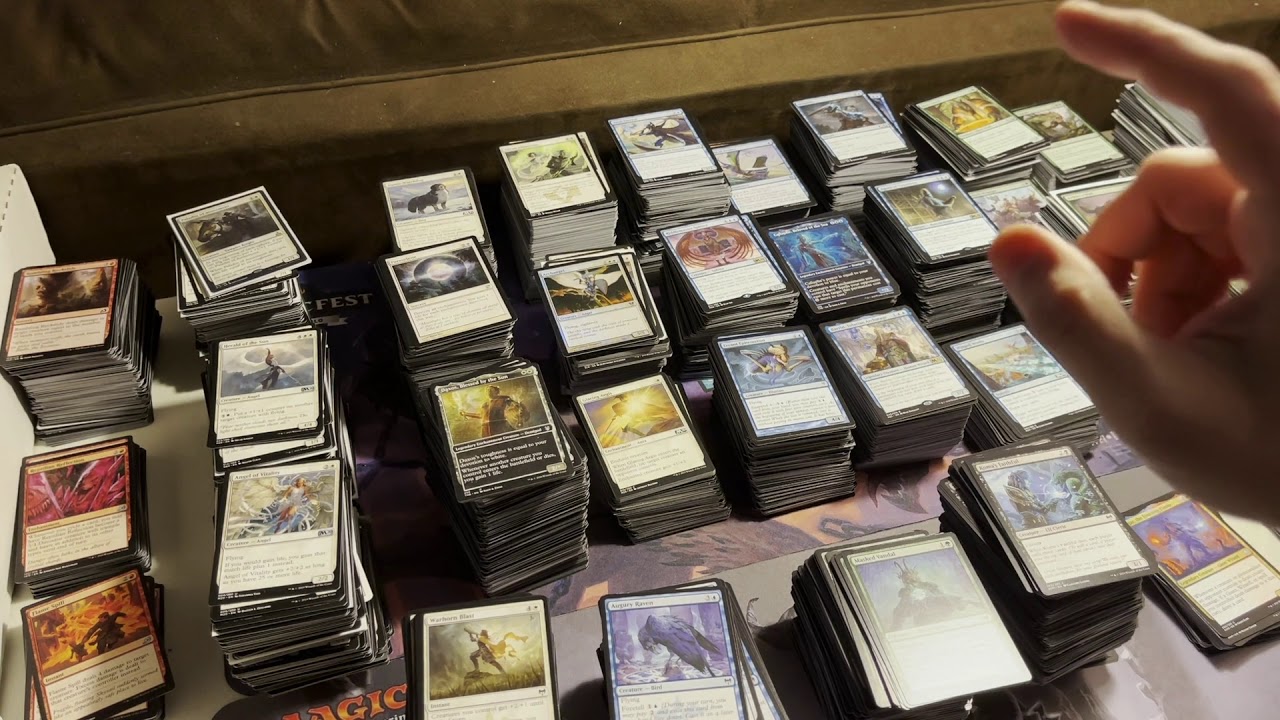 Organizing and Tracking my Magic: The Gathering Collection - YouTube