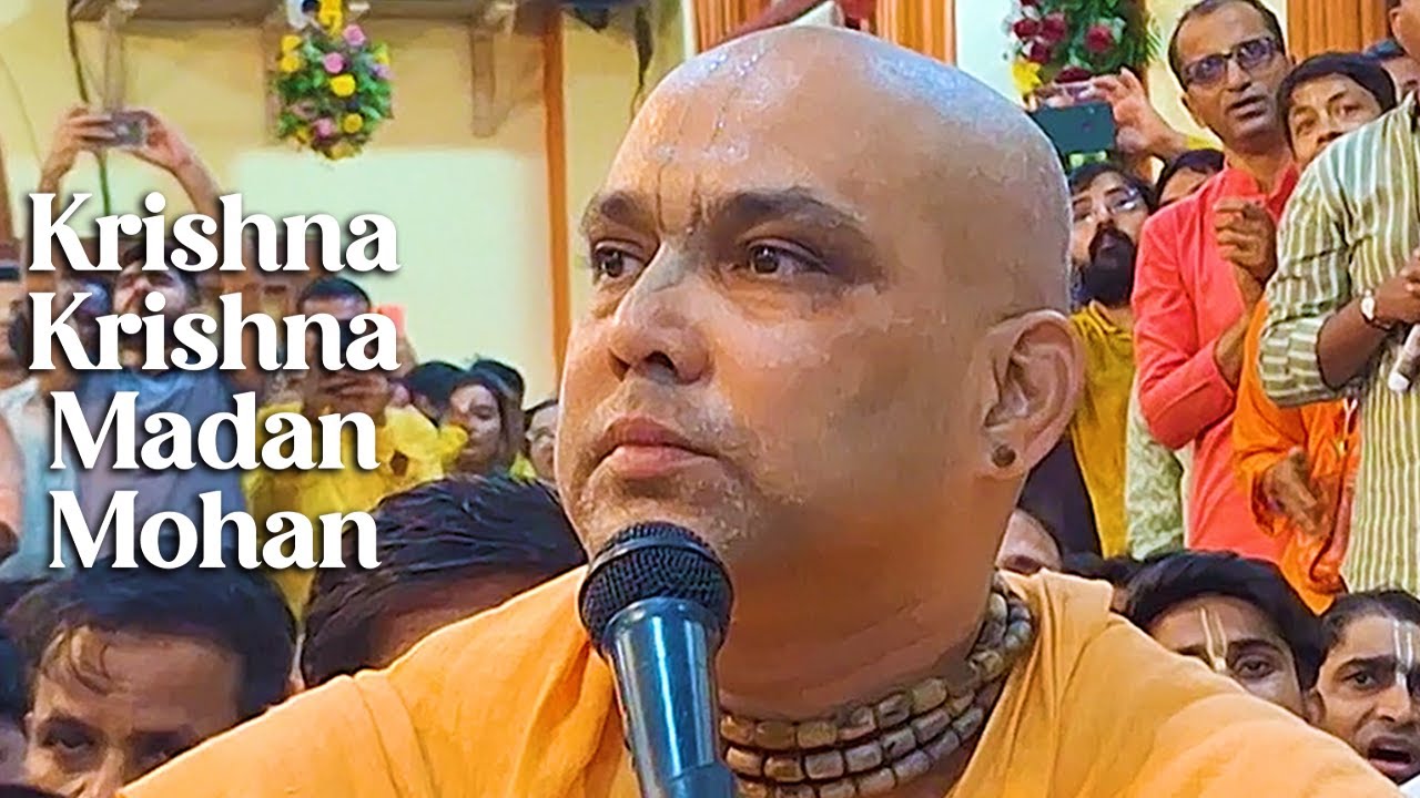 Krishna Krishna Madan Mohan || HG Hari Das Swami || Krishna Bhajans ...