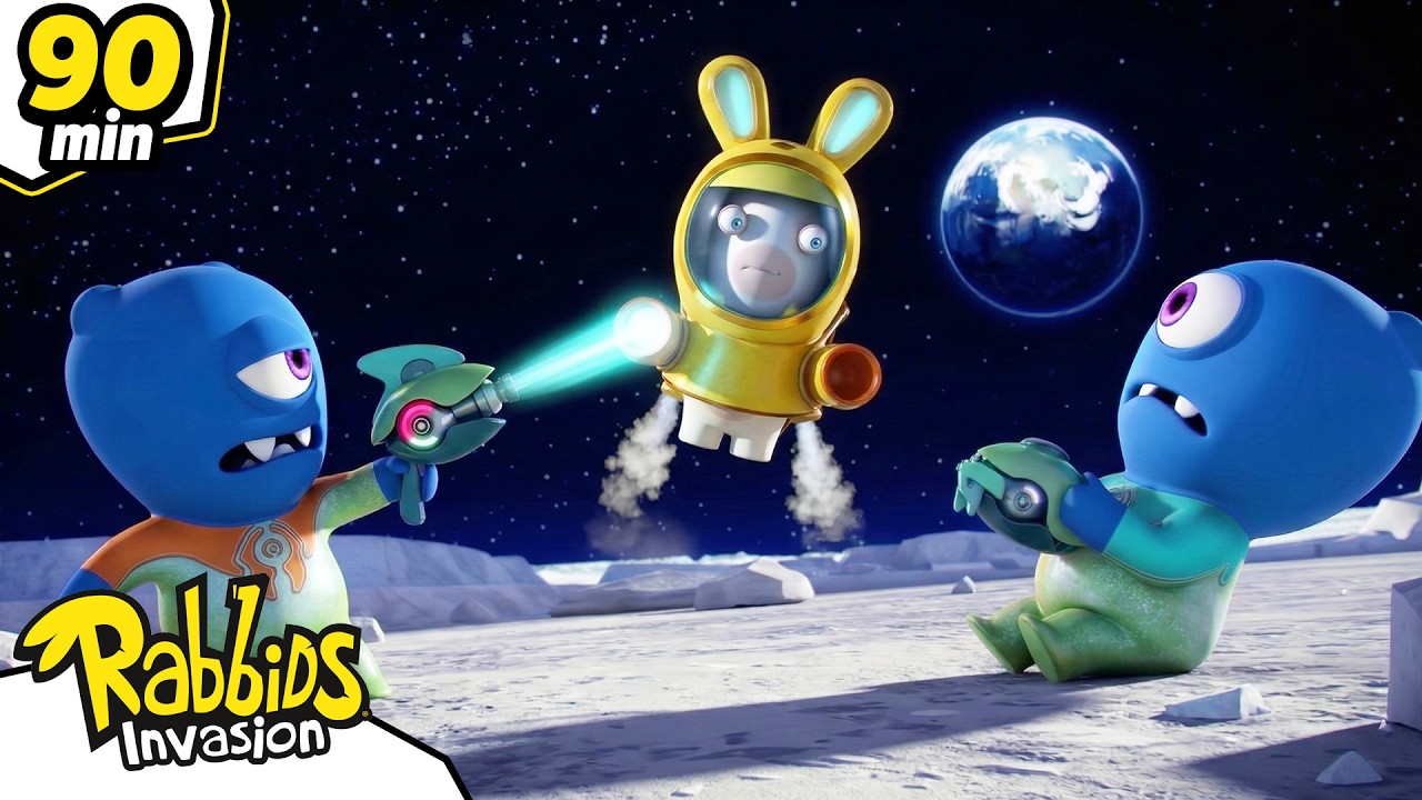 Mad Rabbid Fights the Aliens 👽 Rabbids Invasion 🐰 Full Episodes | Best ...