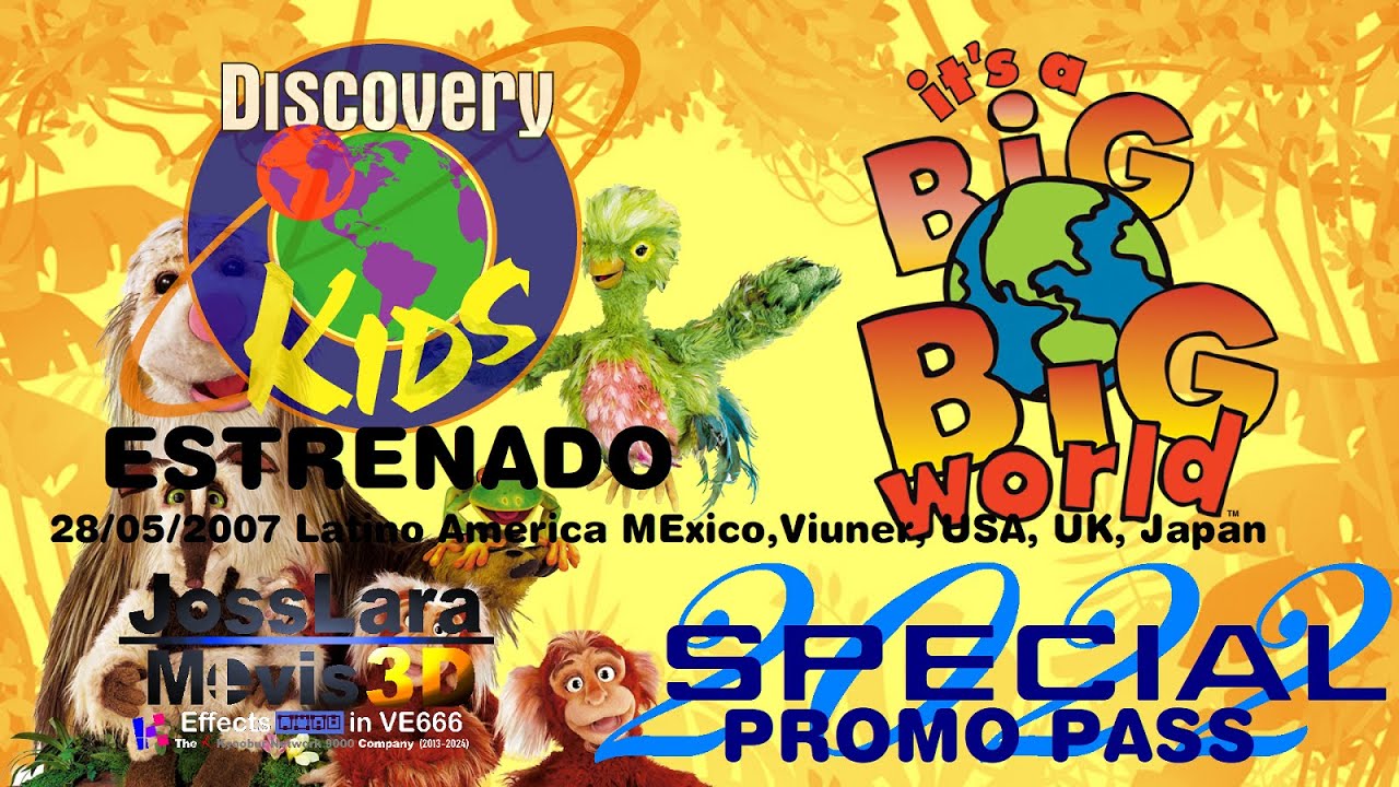 Un Mundo Grandote Intro June 2007 Latino America Discovery Kids - YouTube