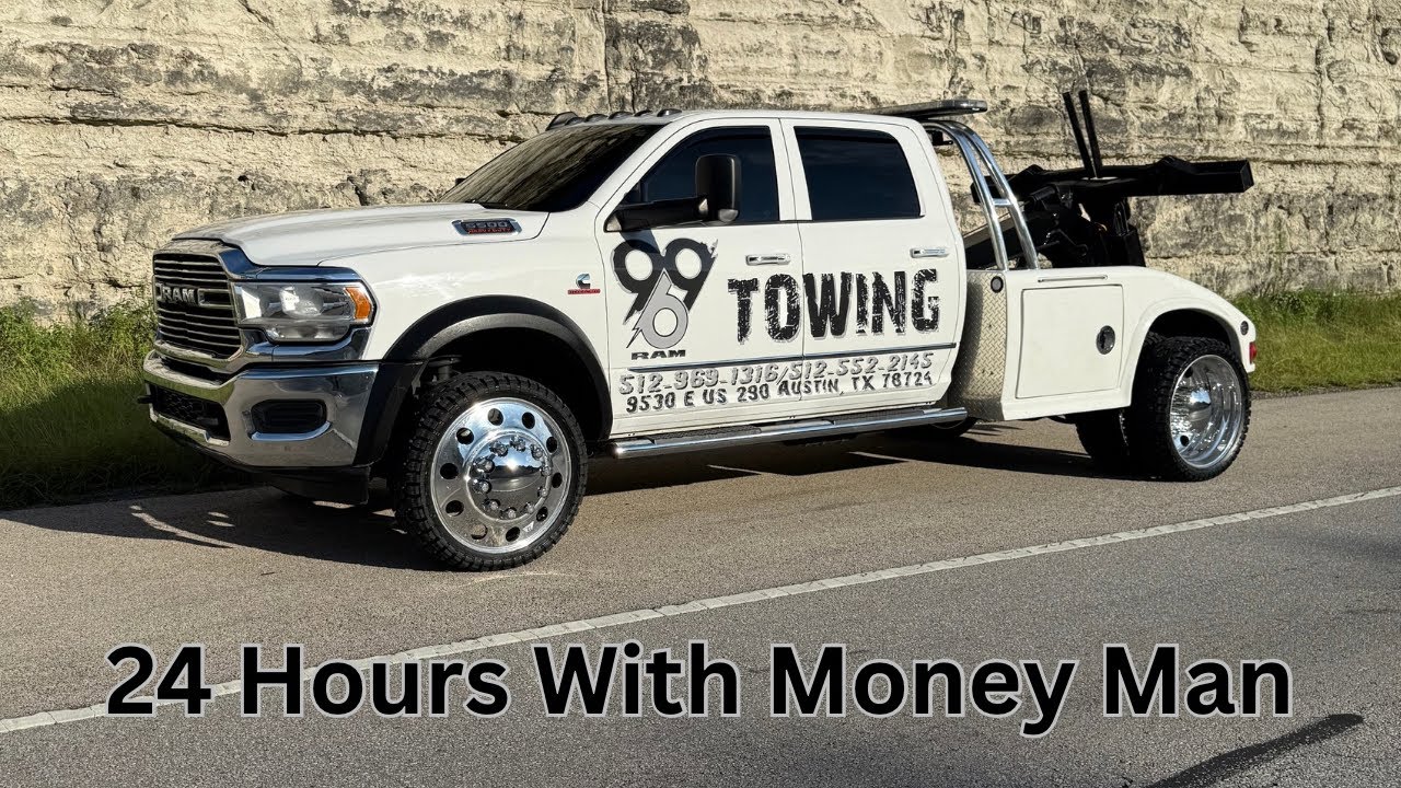 24 Hours With Money MAN |24s On Tow Truck, Tootie Raw, New Jordans, Car ...