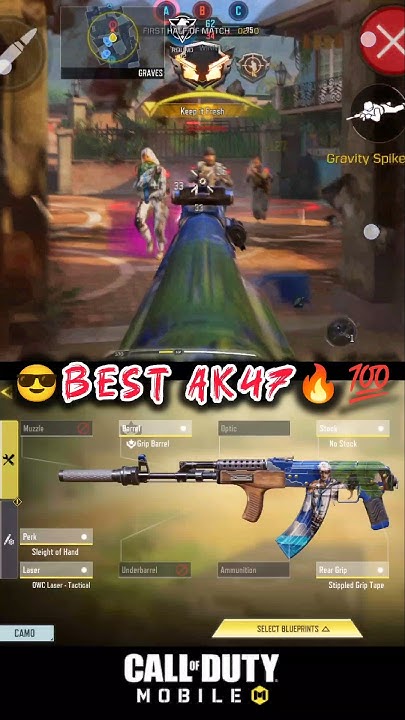 Best 😎 AK47 Loadout 💀☠️🔥💯 CODM BR 🔥 Codmobile | CODM Pro Setting #shorts #codmbr #ff #codm #cod ...