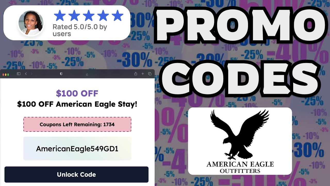 American Eagle PROMO CODE 2025 (WORKING!) | Save Up to $100 / Latest AE ...