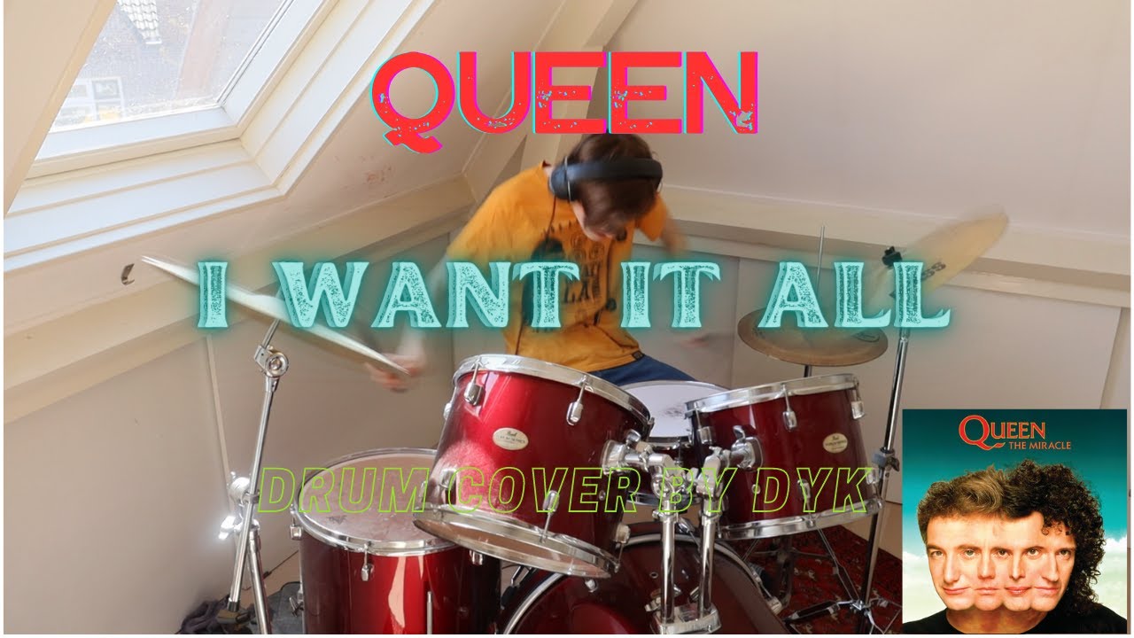 I Want It All - Queen | Drum Cover by Dyk - YouTube