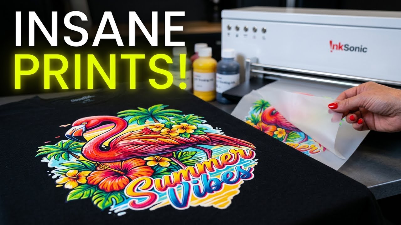 Unboxing the InkSonic C13A – My First DTF Prints Were INSANE! - YouTube
