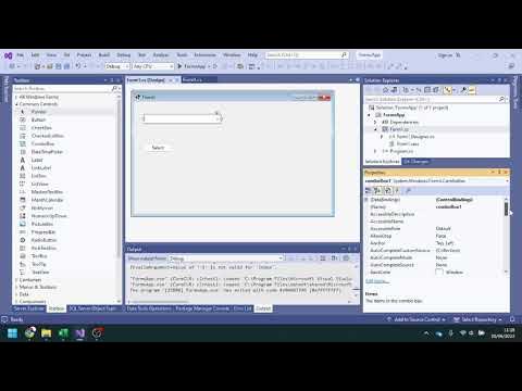 08 - A-level Computer Science NEA - C# Combo boxes in Visual Studio ...