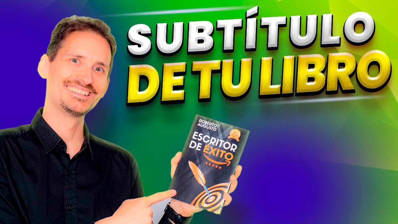📗SUBTÍTULO de tu libro - YouTube