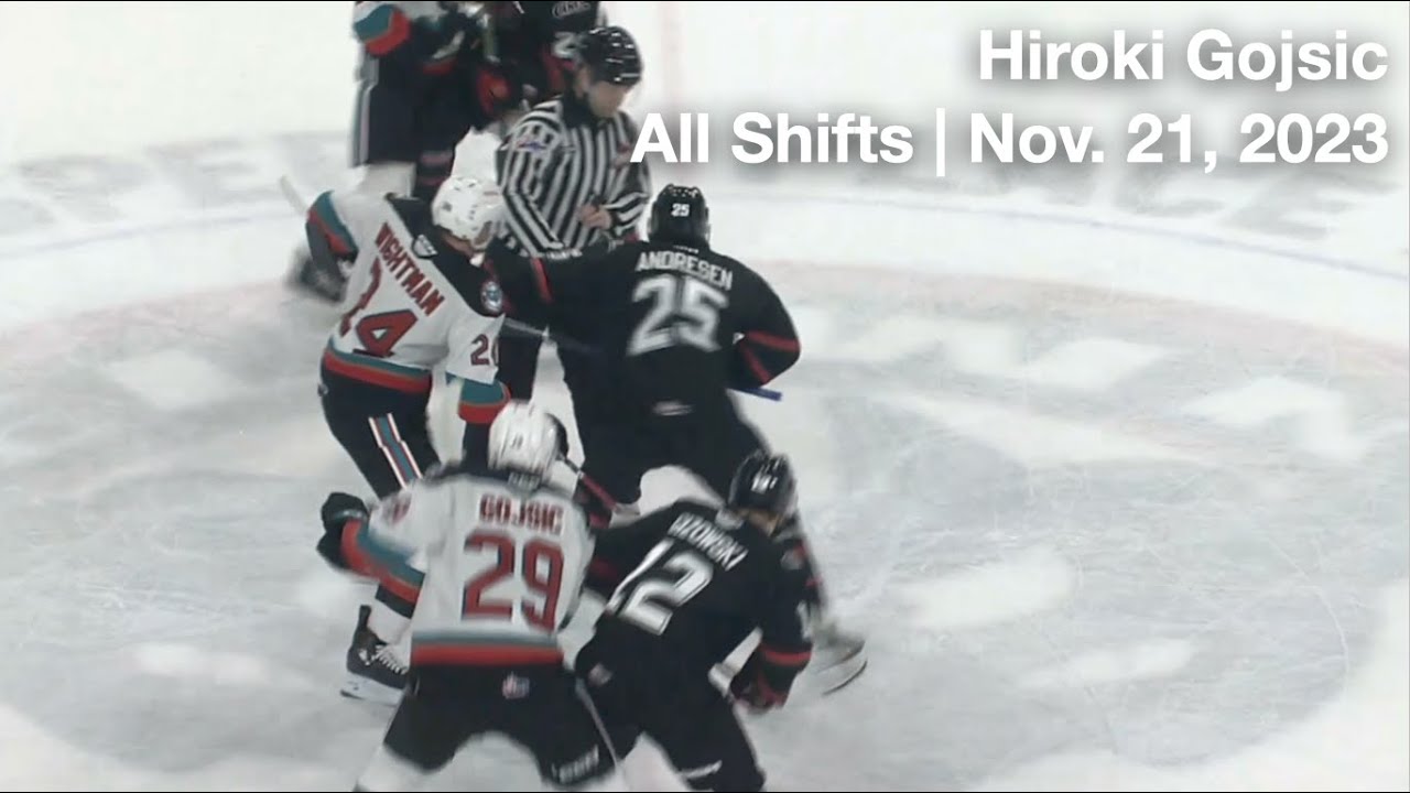 Hiroki Gojsic (KEL29) | All Shifts | Kelowna Rockets vs. Lethbridge ...