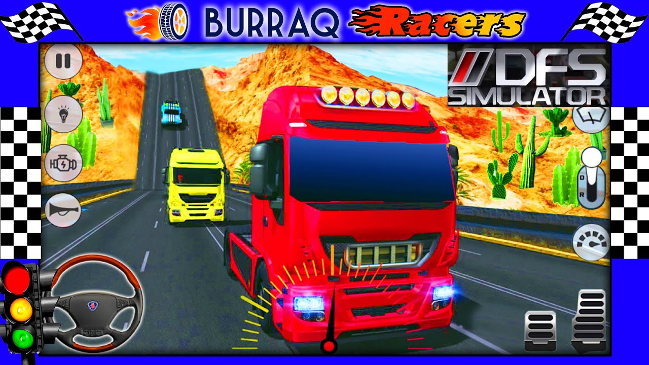 Driver For Speed Simulator Truck Mode Gameplay #6 🚕 ( DFS Simulator ...