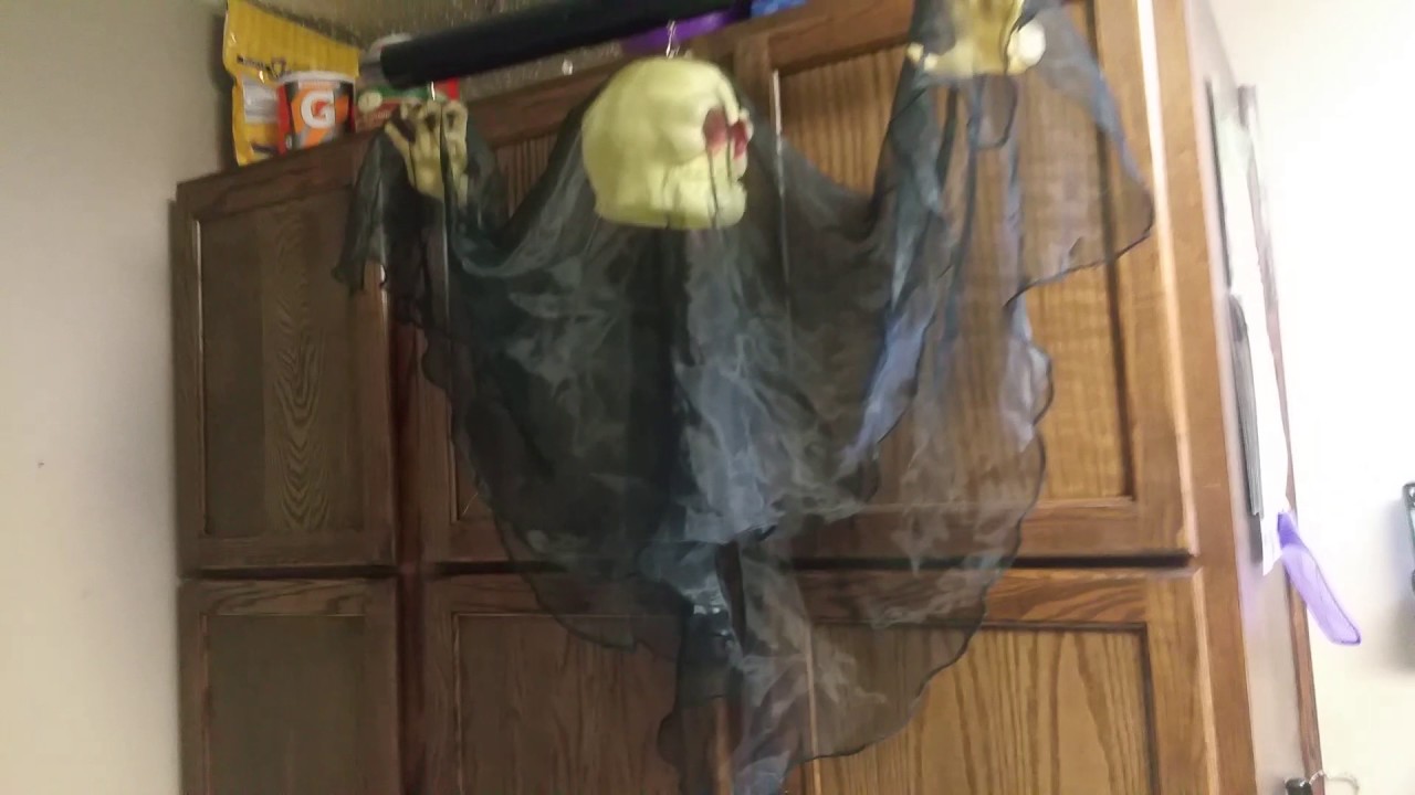 Gemmy Halloween Animated Floating Scary Ghost's - YouTube