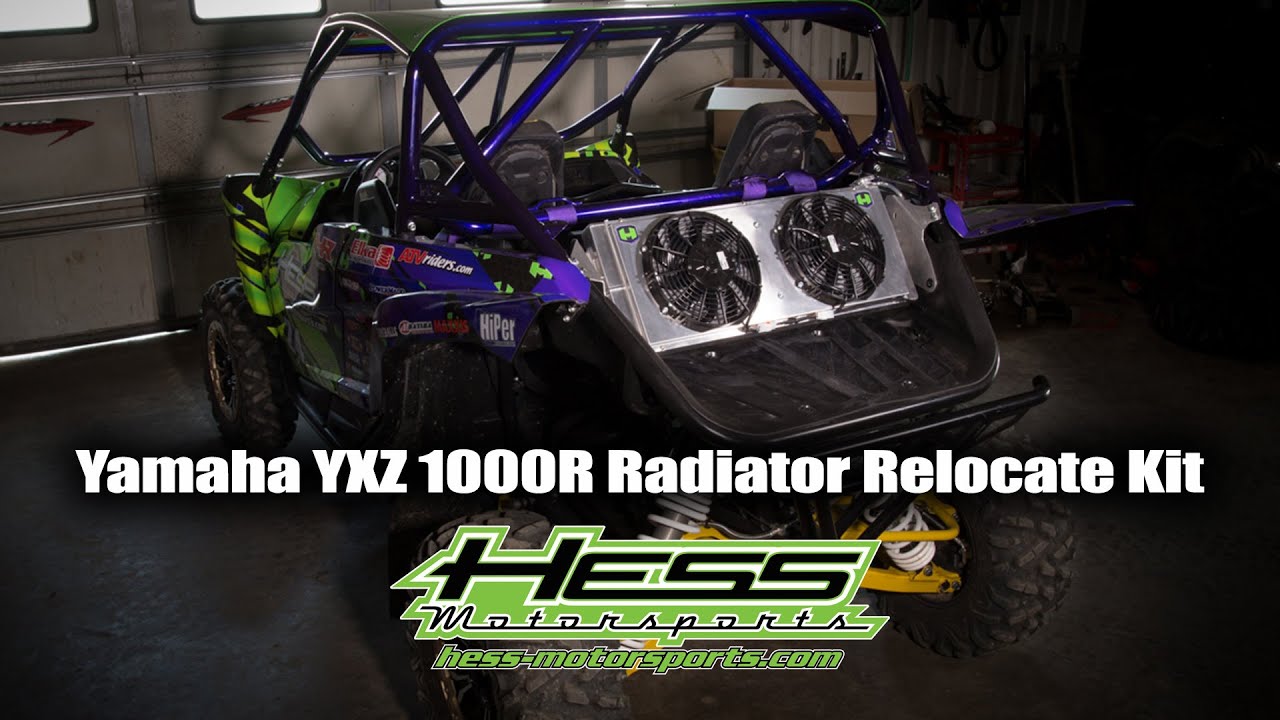 Yamaha YXZ Radiator Kit Install by Hess Motorsports - YouTube