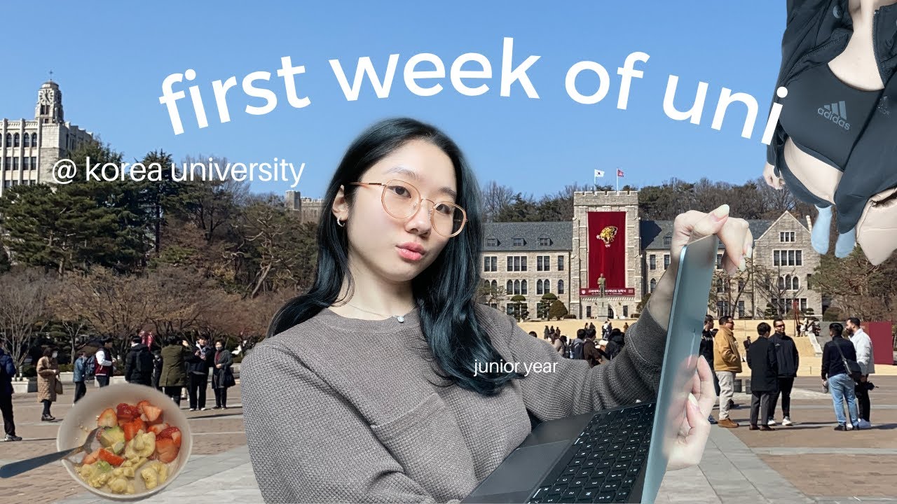 first week of UNI 💻 🧸👓 @korea university - YouTube