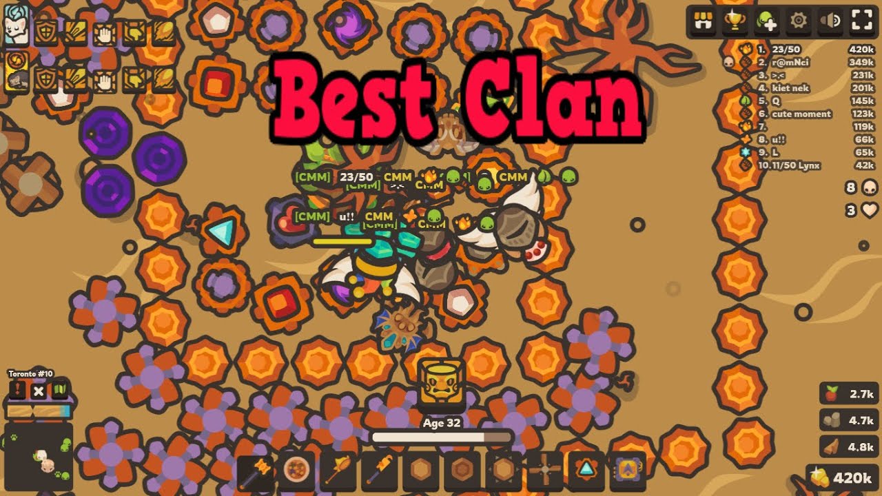 Taming.io Totem Base Clan CMM, OP Base - YouTube