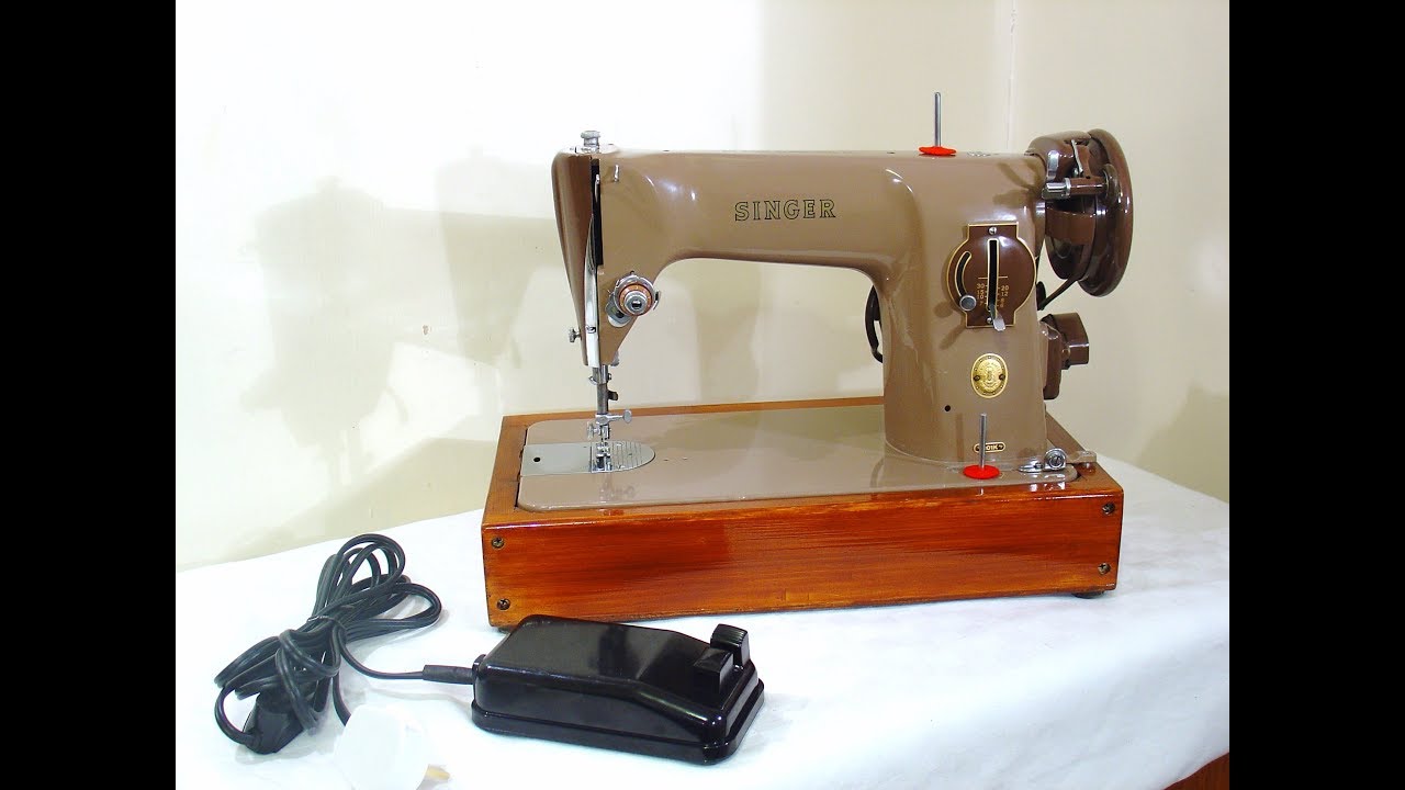Singer 201K sewing machine - YouTube