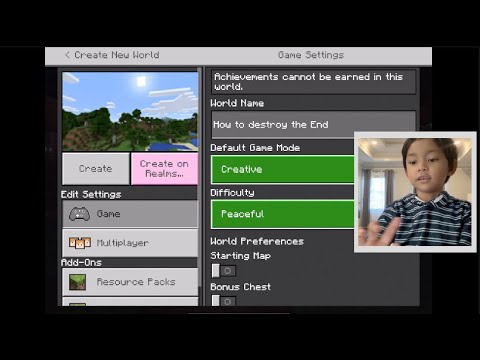 How to destroy the End Dimension Tutorial (Minecraft End Dimension ...