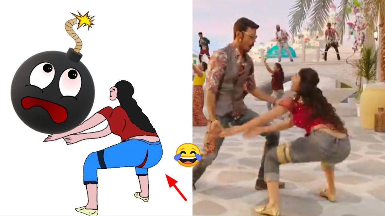 Maari 2 - Rowdy Baby (Video Song)_ Funny Meme Drawing Video _ Dhanush, Sai Pallavi - YouTube