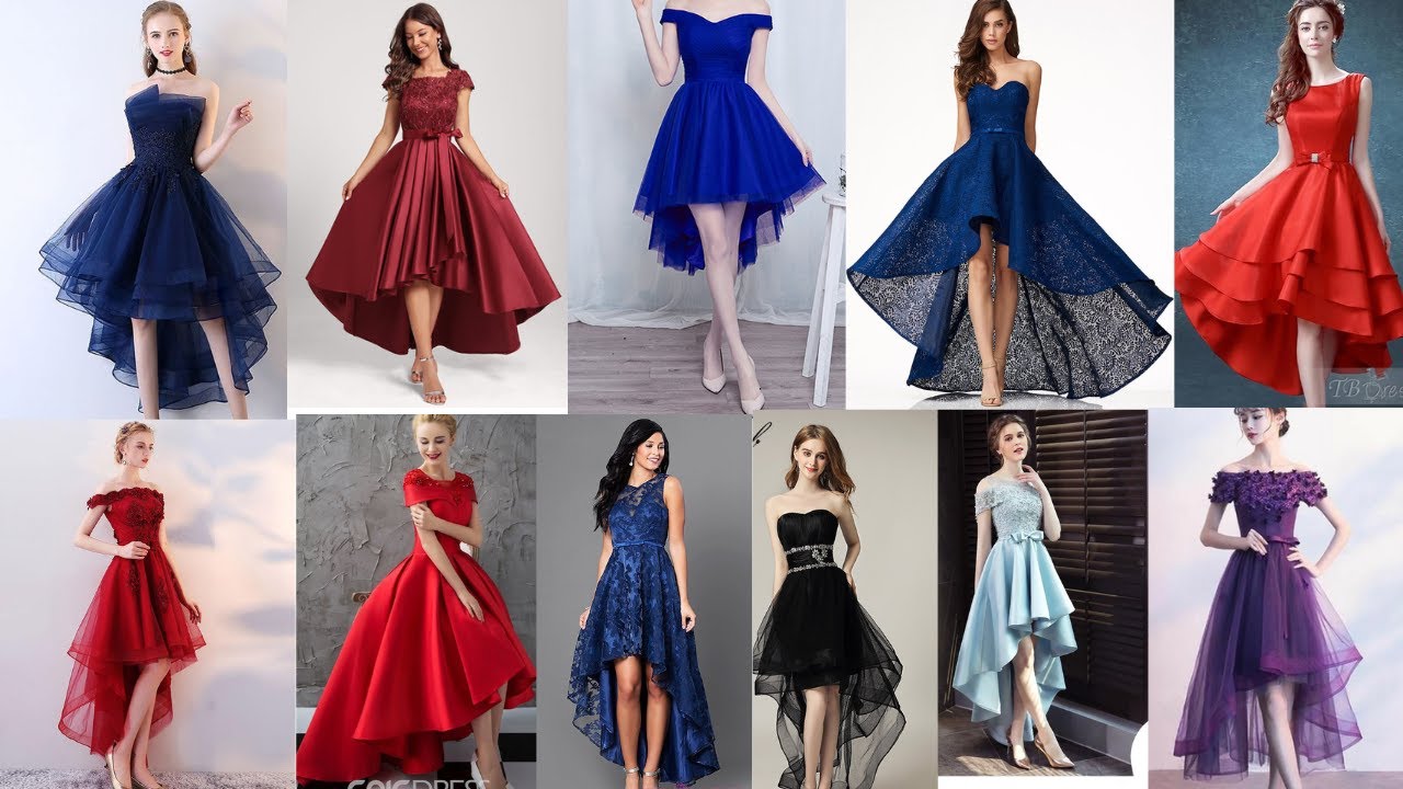 Latest high& low short frocks designs for girls||Stylish high & low ...