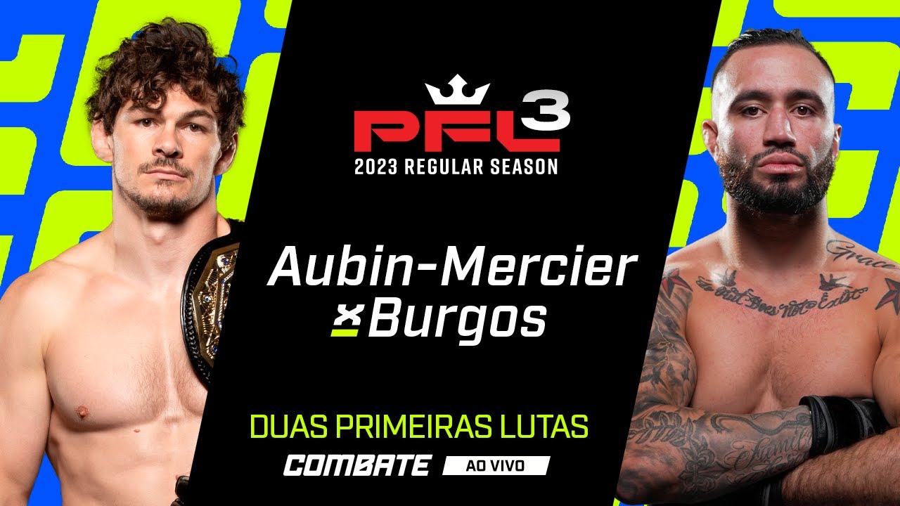 AO VIVO | PFL 3 | DUAS PRIMEIRAS LUTAS | combate.globo - YouTube