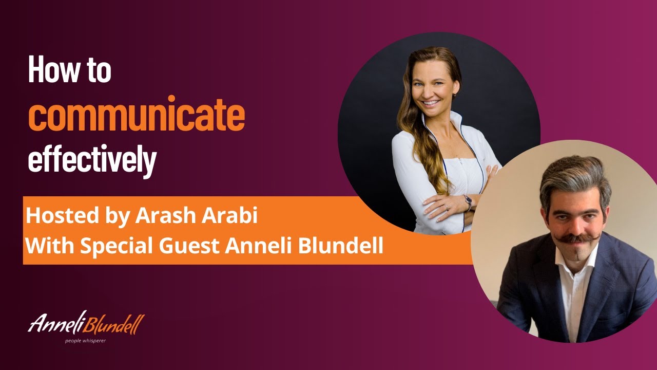 How to Communicate Effectively - Interview with Arash Arabi - YouTube