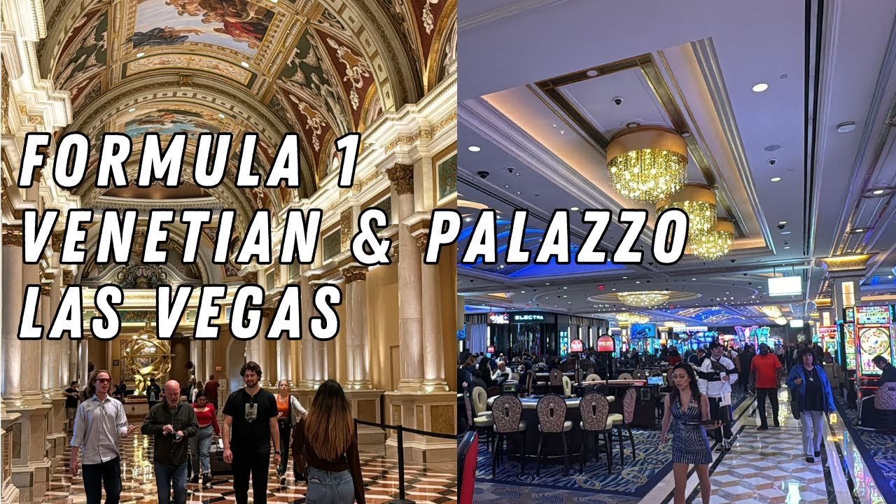 Formula 1 Week Walking Venetian & Palazzo Resort During F1 Weekend Las Vegas - YouTube