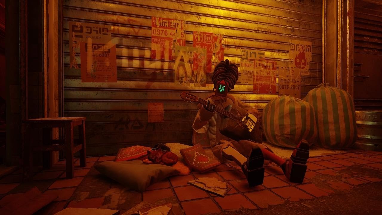 Stray cat listening to robot playing guitar 🎶🐈‍⬛ - YouTube