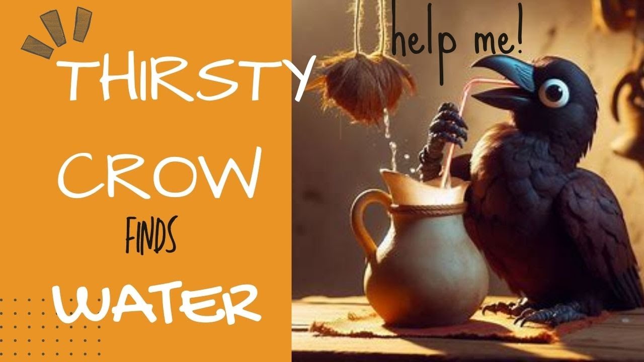 THIRSTY CROW Had a Straw | Kids Stories | Story Time Adventures ...