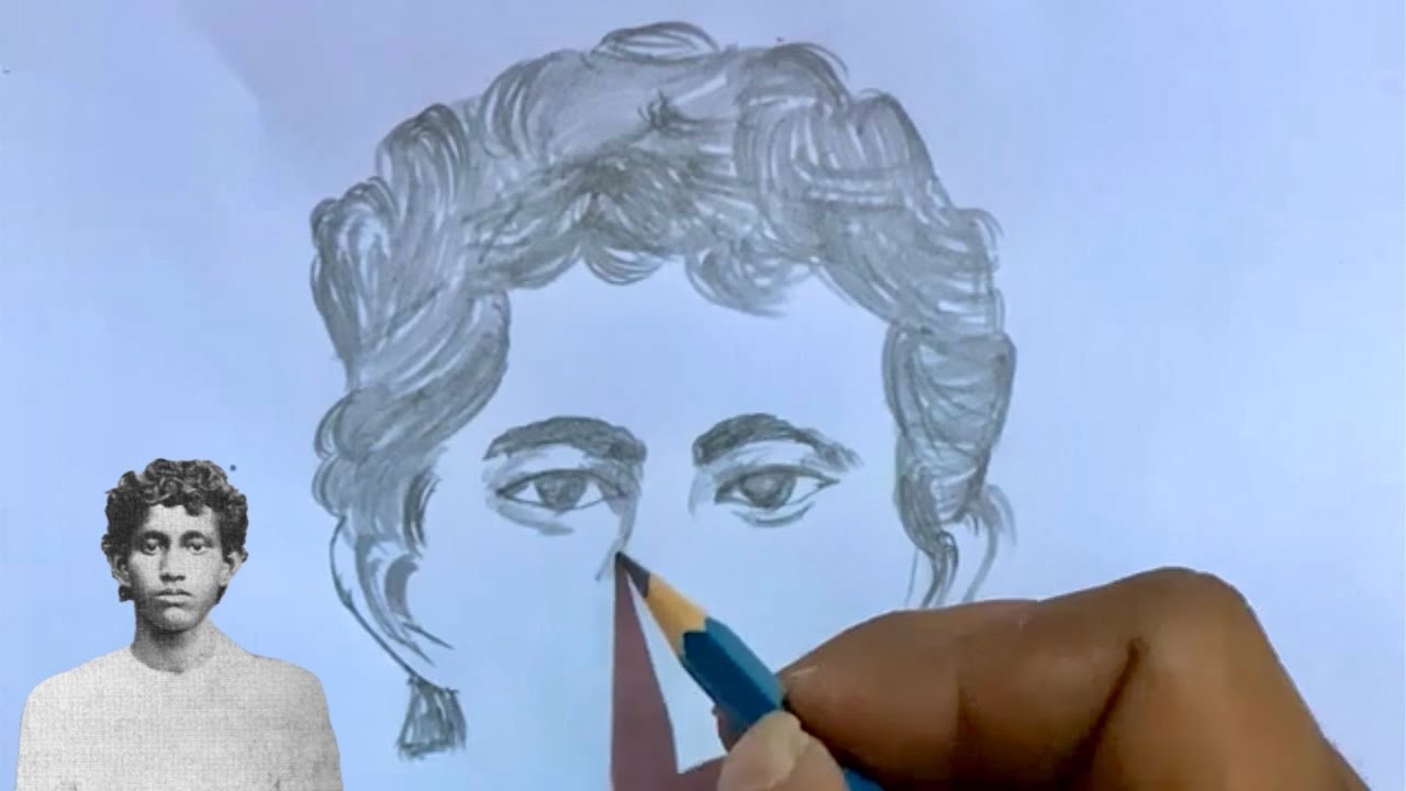 How to draw Khudiram Bose? easy drawing Khudiram Bose - YouTube