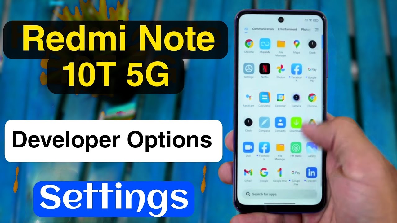 How to Enable Developer Options in Redmi Note 10T 5g | Redmi Note 10T ...